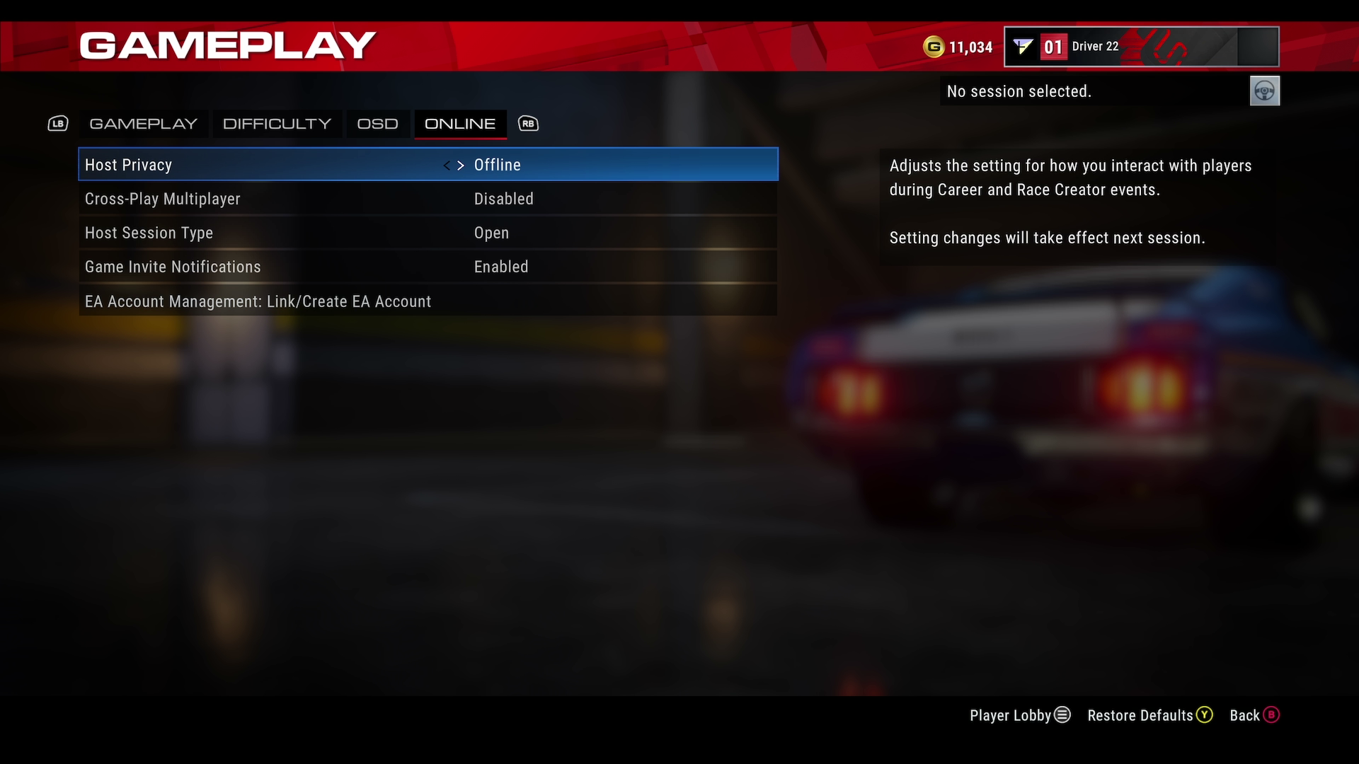 GRID Legends Gameplay Settings For PC - An Official EA Site