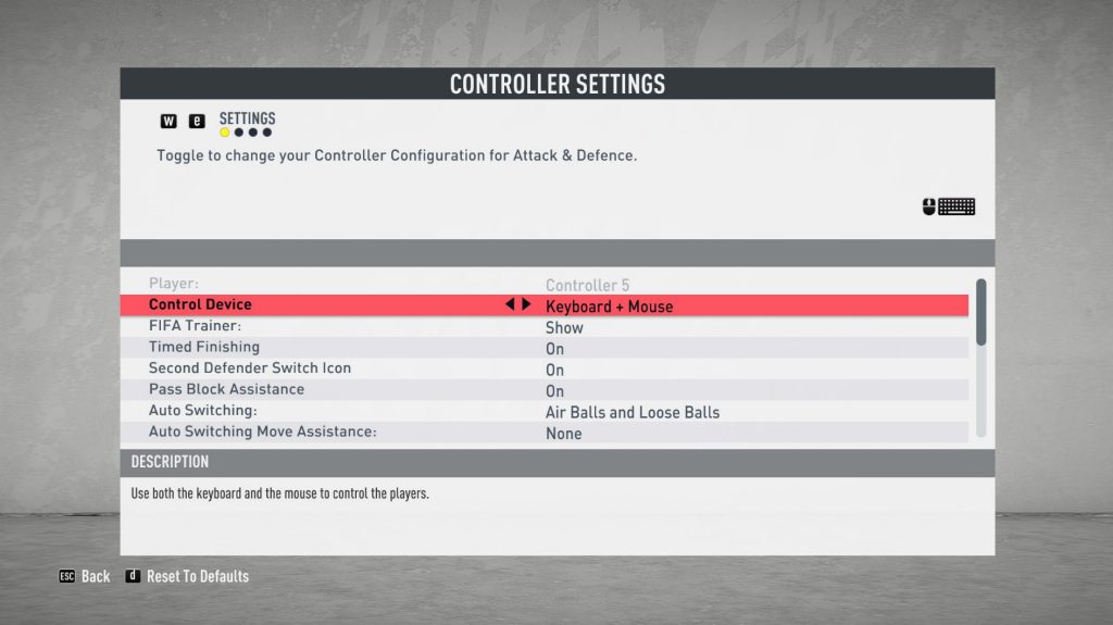 FIFA 20 Accessibility Resources For PC - An Official EA Site