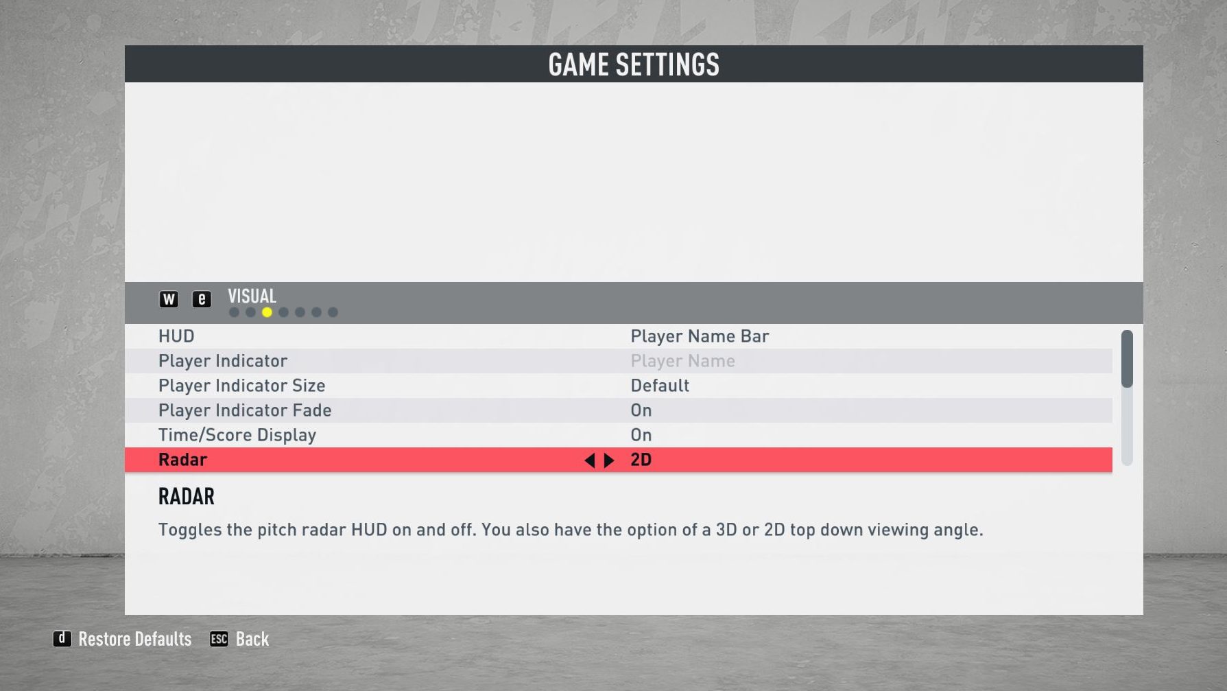 FIFA 20 Game Settings For PC - An Official EA Site