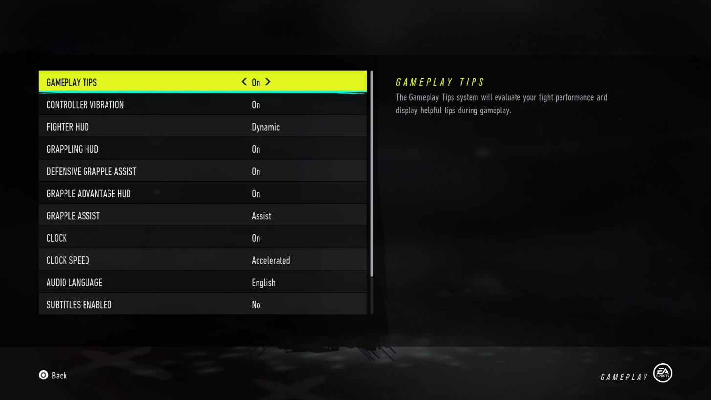 EA Sports UFC 4 Accessibility Resources For PS4 - An Official EA Site