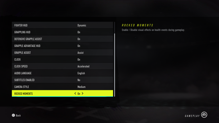 EA Sports UFC 4 Gameplay Accessibility For PS4