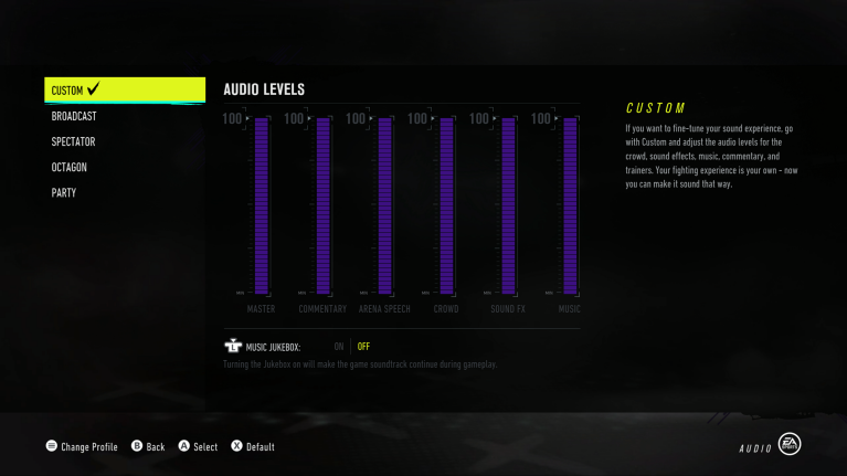 UFC 4 Accessibility Resources For Xbox One - An Official EA Site