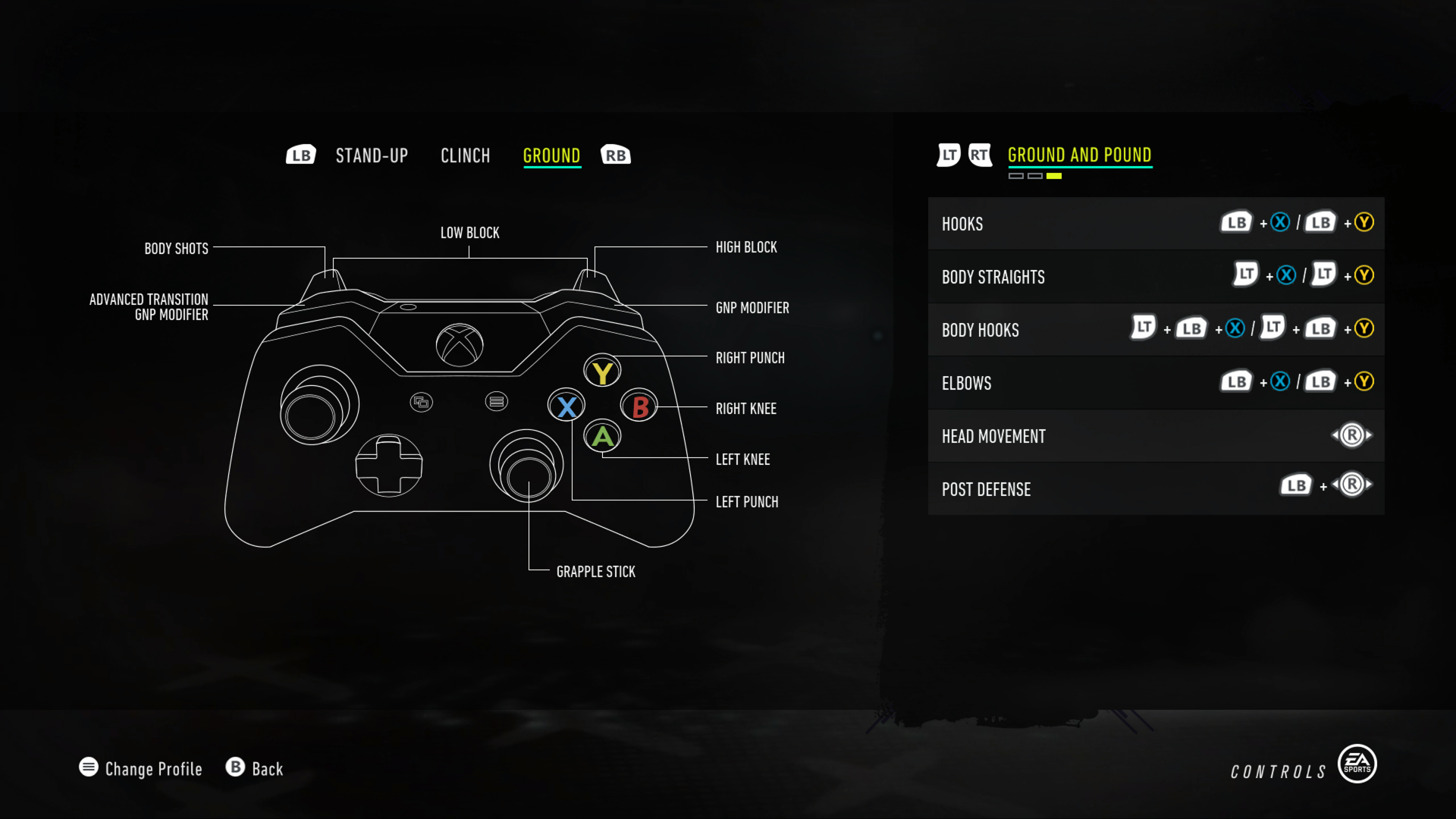 EA Sports UFC 4 Accessibility Controls for playing EA Sports UFC 4 for ...