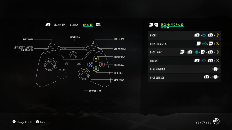 EA Sports UFC 4 Accessibility Controls for playing EA Sports UFC 4 for ...