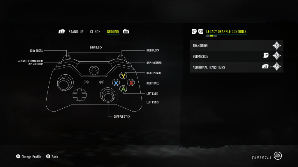 EA Sports UFC 4 Accessibility Controls for playing EA Sports UFC 4 for ...