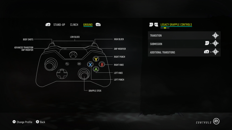 EA Sports UFC 4 Accessibility Controls for playing EA Sports UFC 4 for ...