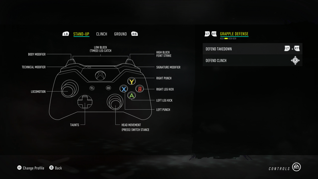 EA Sports UFC 4 Accessibility Controls for playing EA Sports UFC 4 for ...