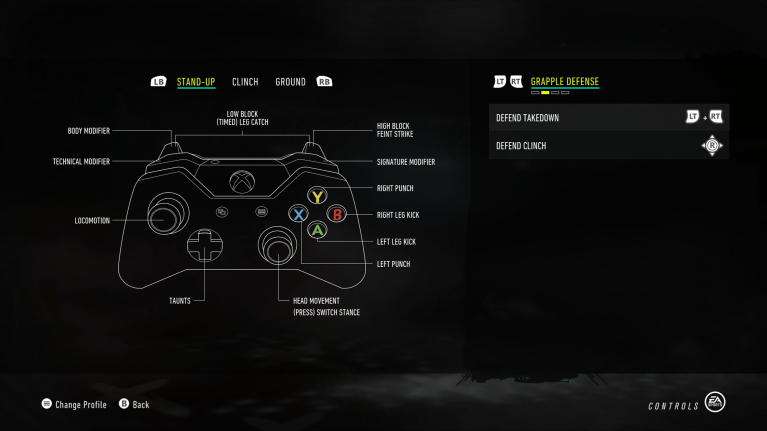 EA Sports UFC 4 Accessibility Controls for playing EA Sports UFC 4 for ...