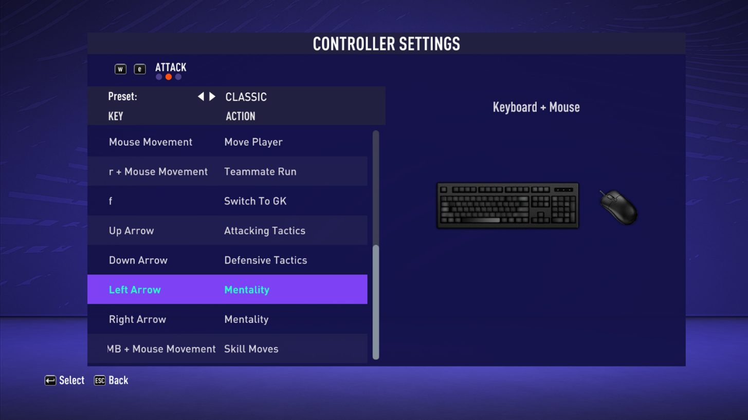 FIFA 21 Controller Settings For PC - An Official EA Site