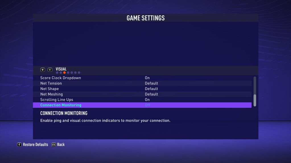 FIFA 21 Game Settings For PC - An Official EA Site