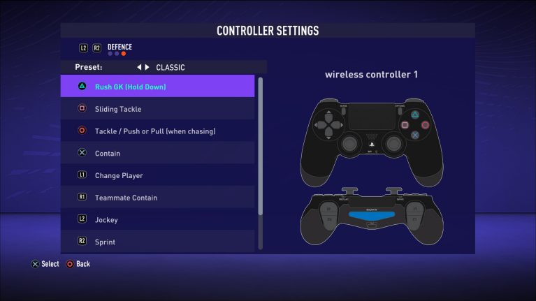 FIFA 21 Controller Settings For PS4 - An Official EA Site