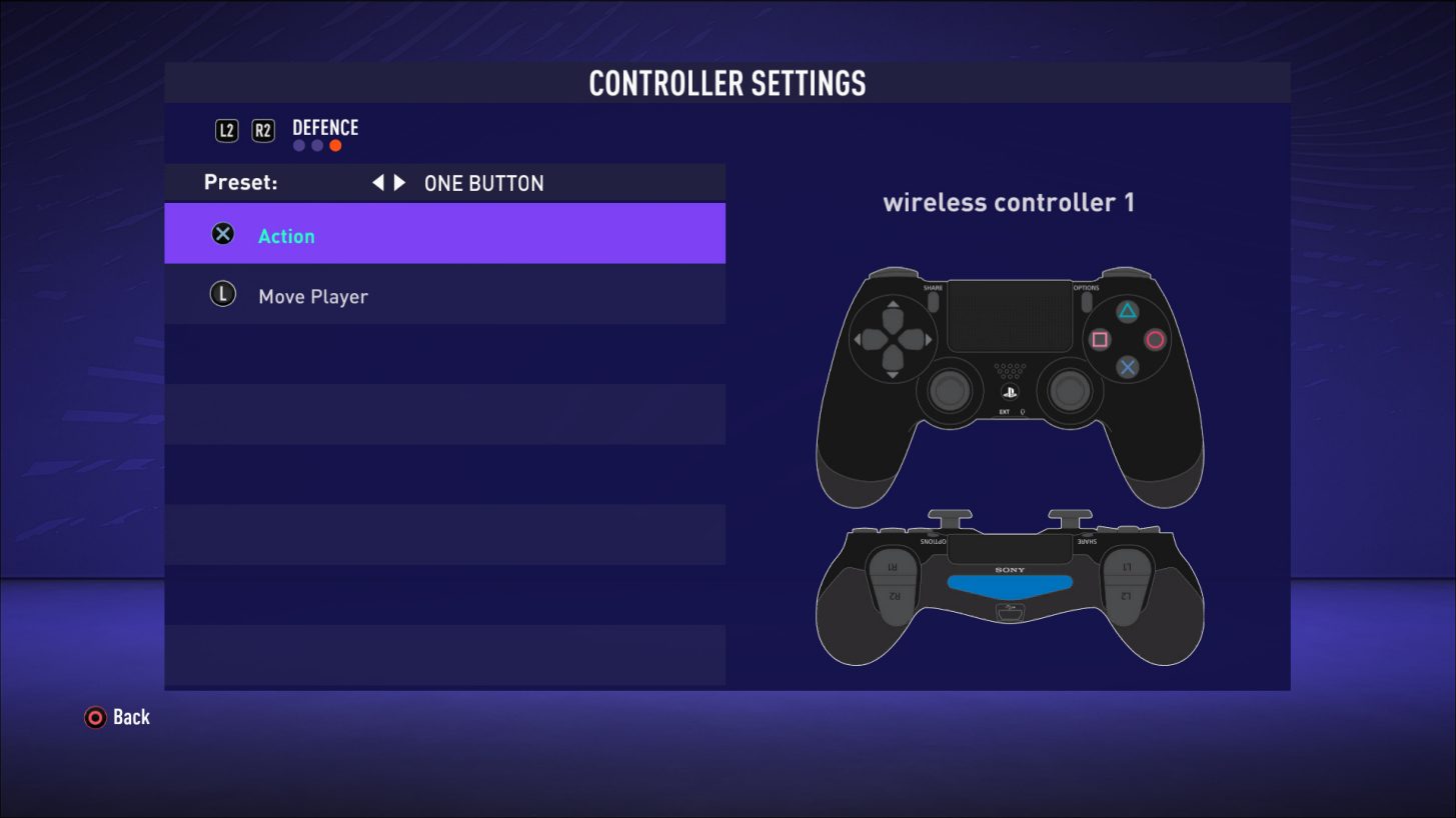 FIFA 21 Controller Settings For PS4 - An Official EA Site