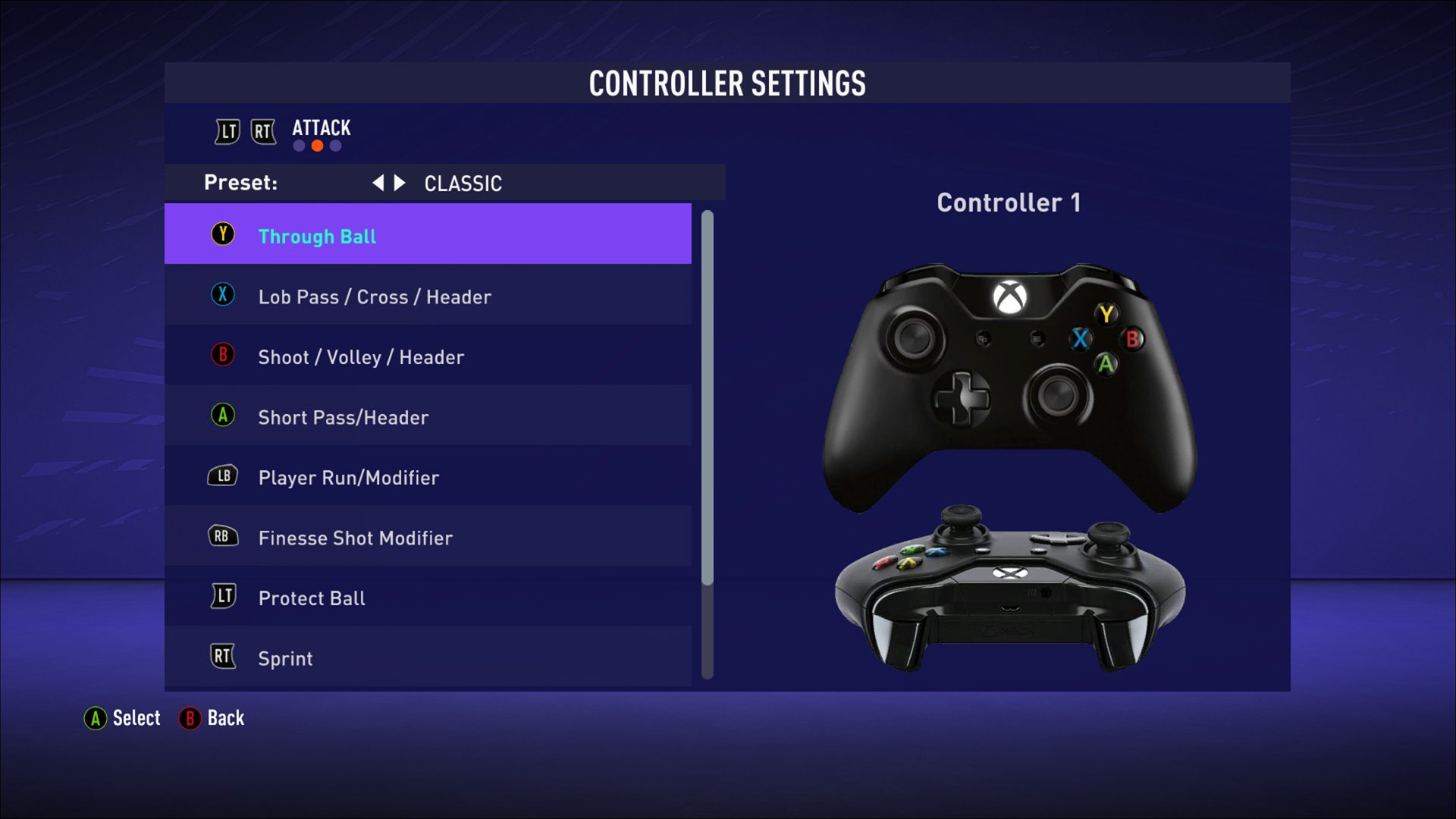 FIFA 21 Controller Settings For Xbox One - An Official EA Site