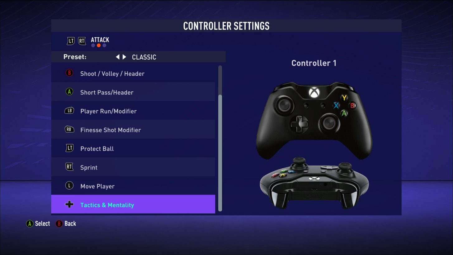 FIFA 21 Controller Settings For Xbox One - An Official EA Site