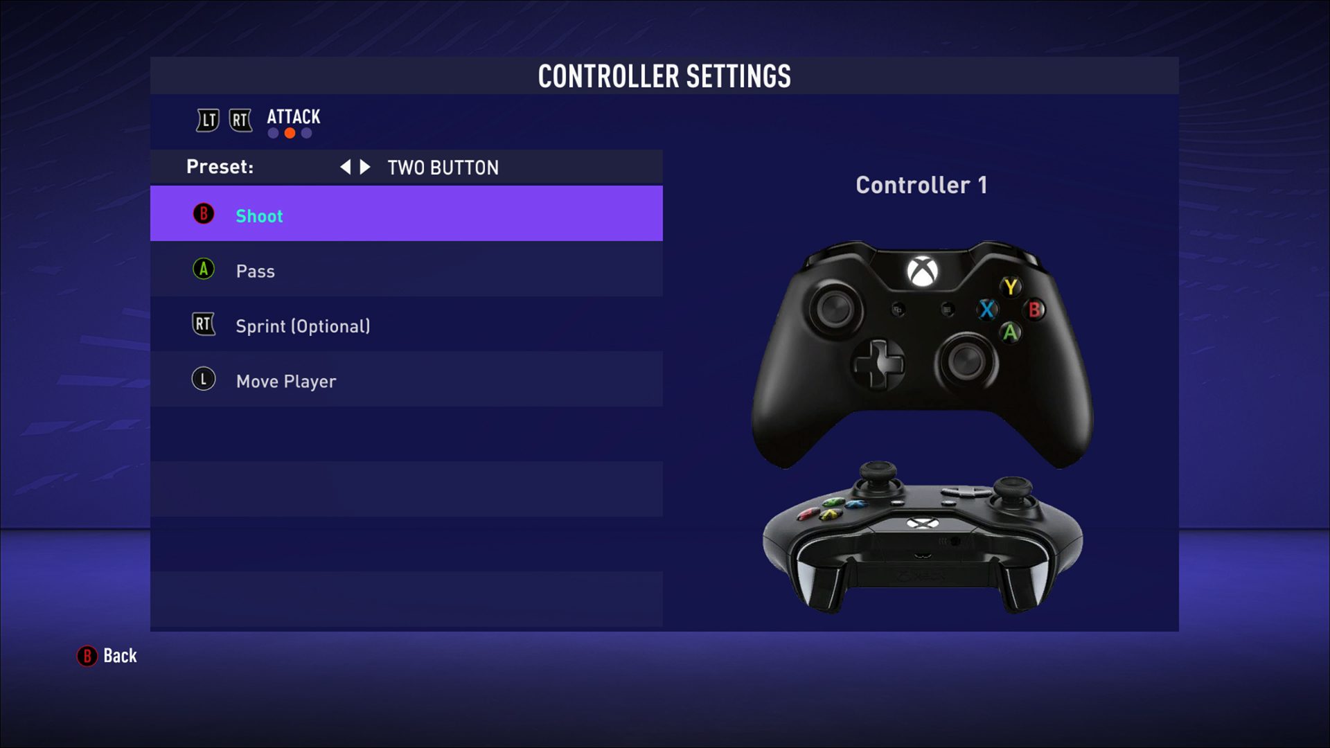 FIFA 21 Controller Settings For Xbox One - An Official EA Site