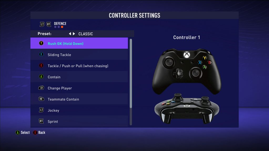 FIFA 21 Controller Settings For Xbox One - An Official EA Site