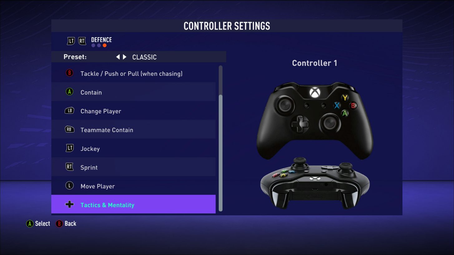 FIFA 21 Controller Settings For Xbox One - An Official EA Site