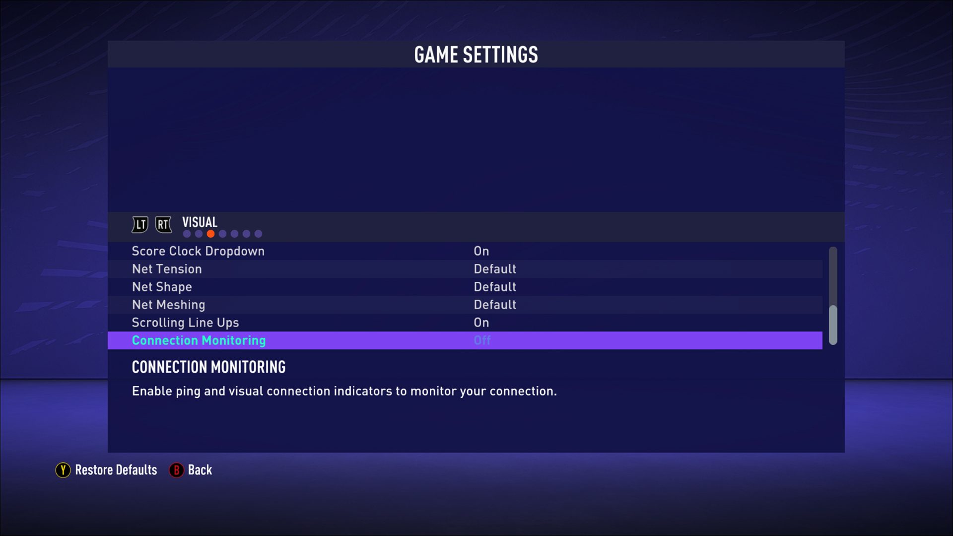 FIFA 21 Game Settings For Xbox One - An Official EA Site