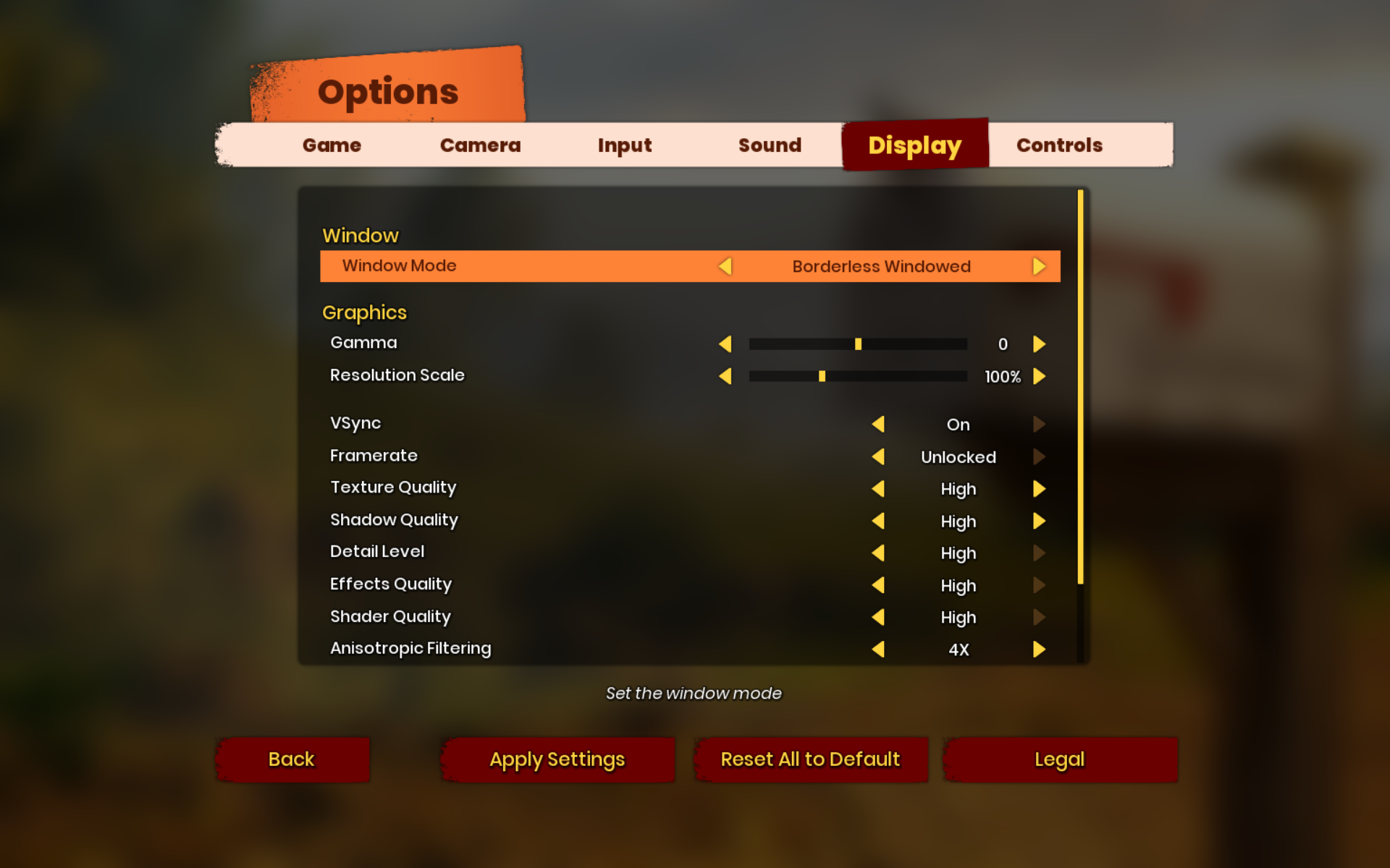 It Takes Two Display Options for PC- An Official EA Site