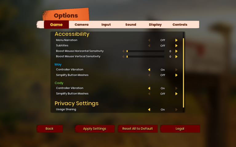 It Takes Two Game Options For PC- An Official EA Site