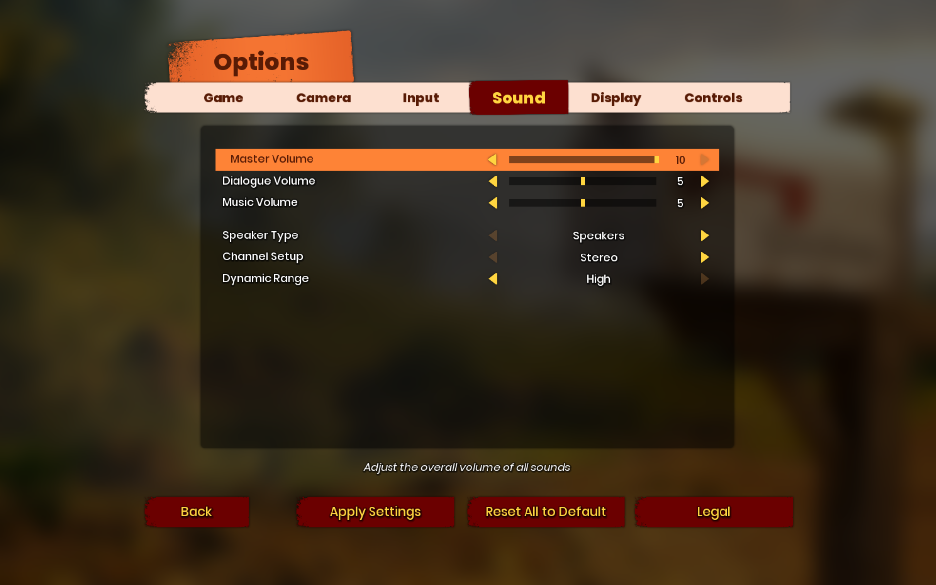 It Takes Two Sound Options For PC - An Official EA Site