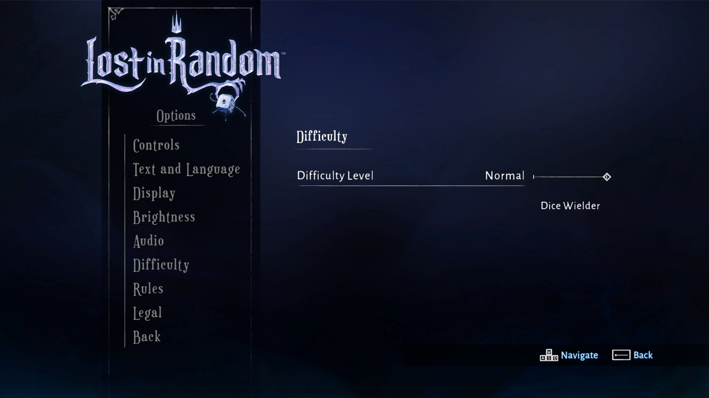 Lost In Random Difficulty Settings for PC- An Official EA Site