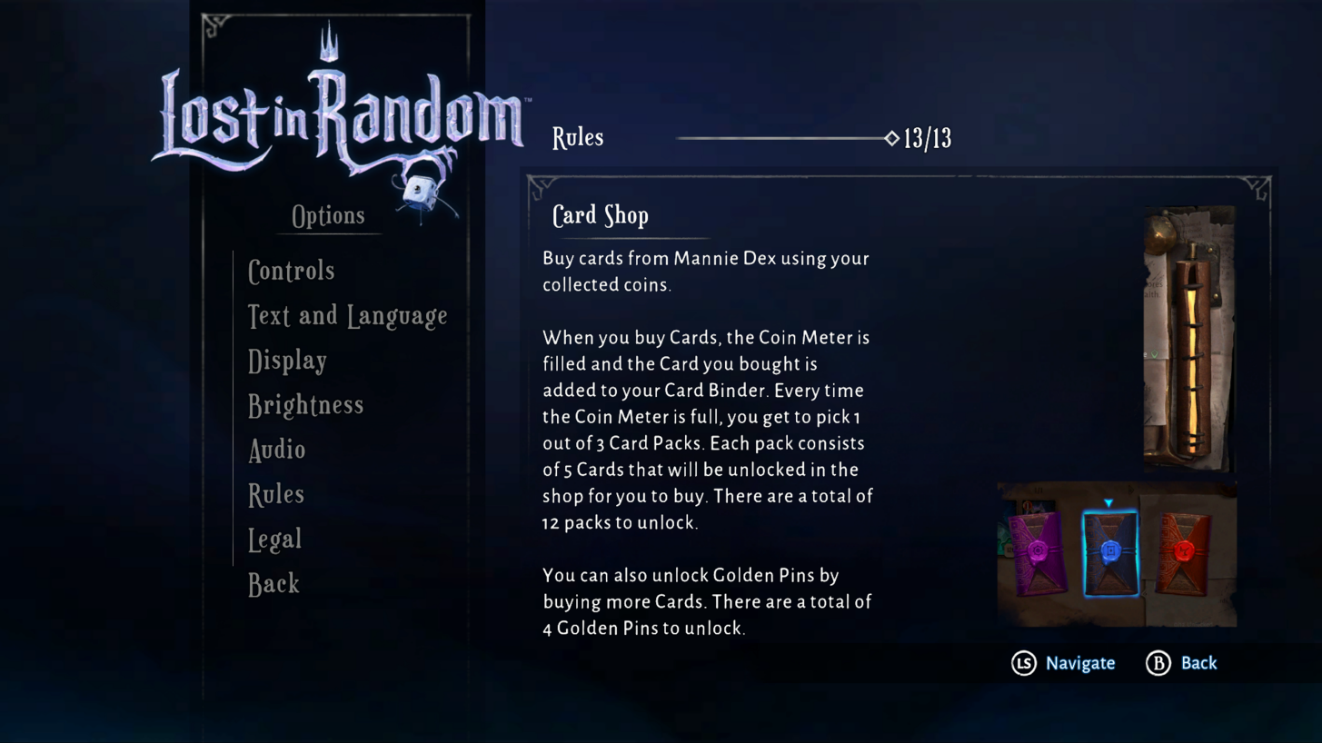 Lost In Random Rules Settings For Xbox One- An Official EA Site