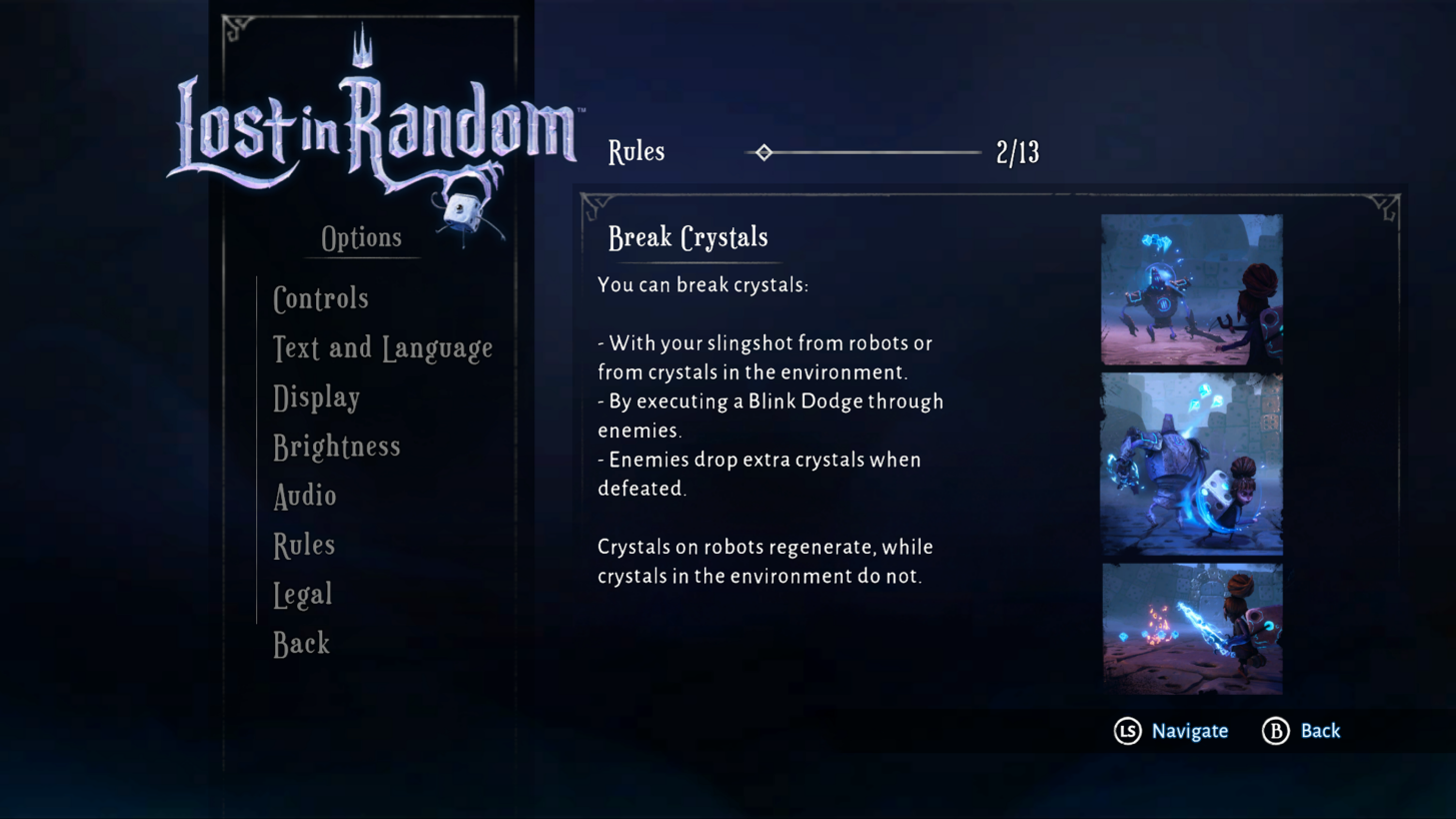 Lost In Random Rules Settings For Xbox One- An Official EA Site