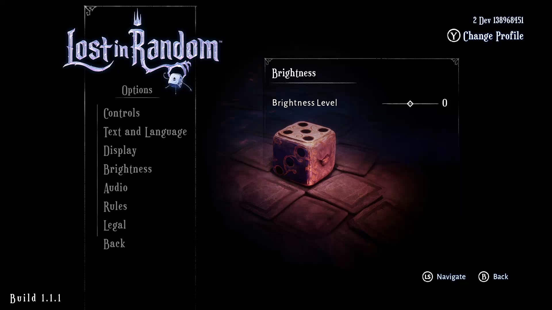 Lost In Random Brightness Settings For Xbox Series X- An Official EA Site