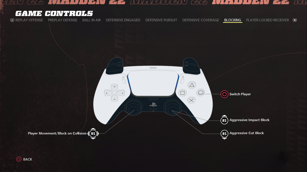 Madden NFL 22 Controls Settings For PS5 - An Official EA Site