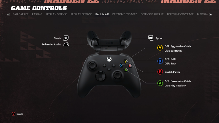 Madden NFL 22 Controls Settings For Xbox Series X - An Official EA Site