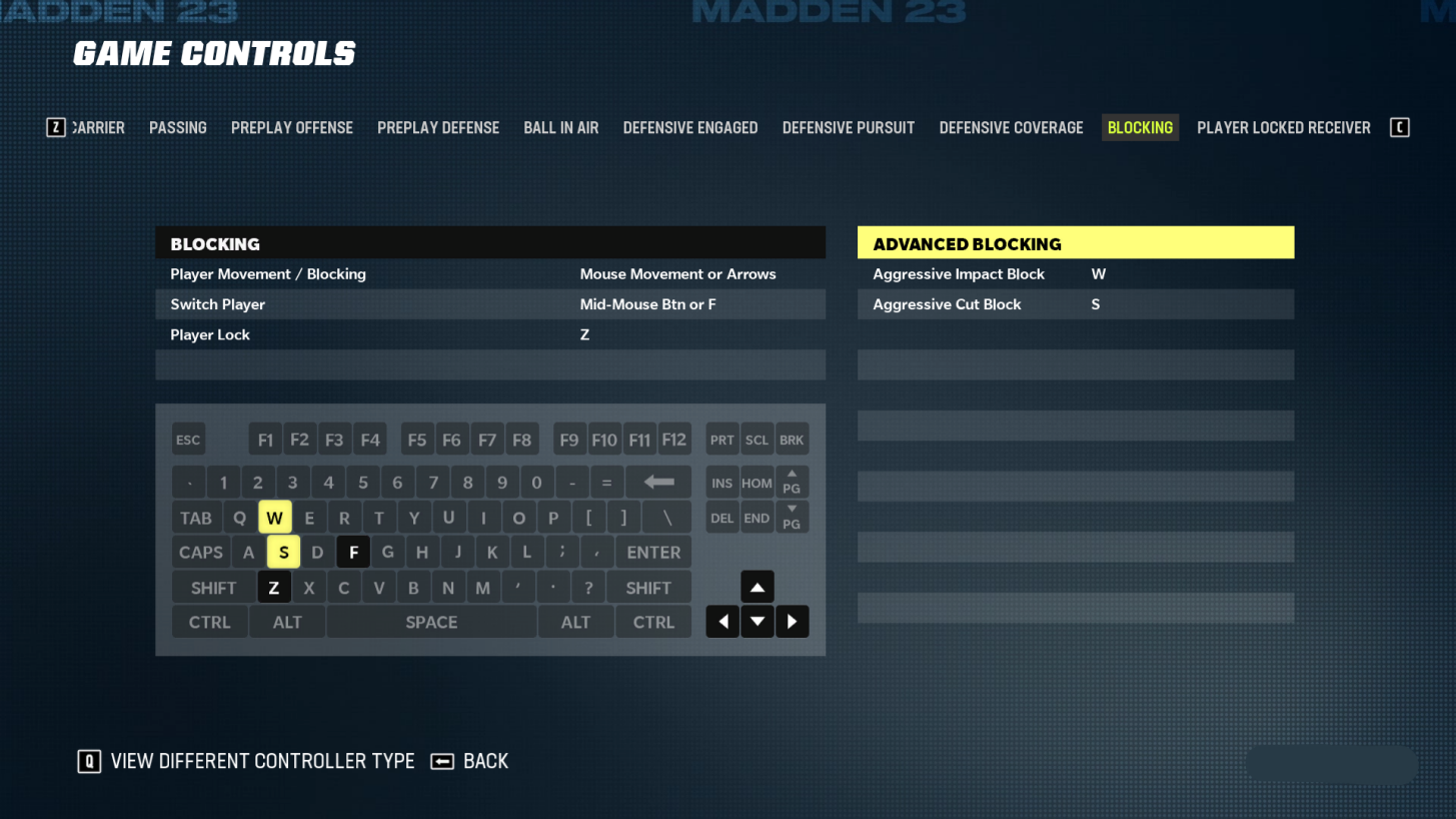 Madden NFL 23 Controls Settings For PC - An Official EA Site
