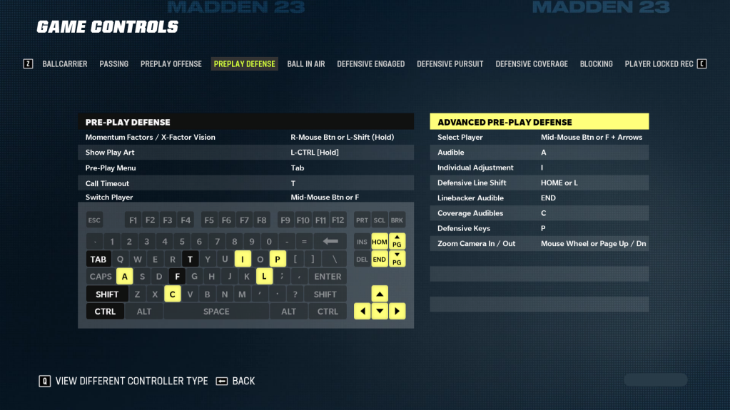 Madden NFL 23 Controls Settings For PC - An Official EA Site