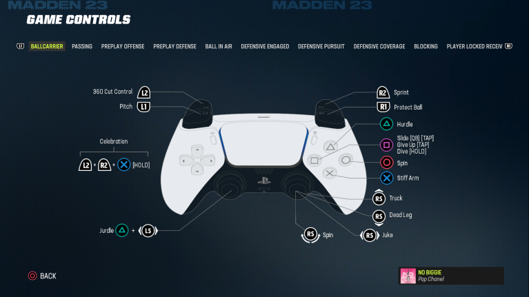Madden NFL 23 Controls Settings For PS5 - An Official EA Site