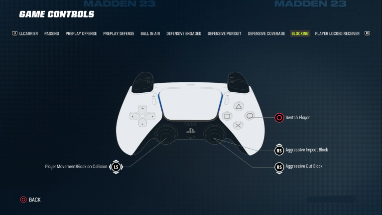 Madden NFL 23 Controls Settings For PS5 - An Official EA Site
