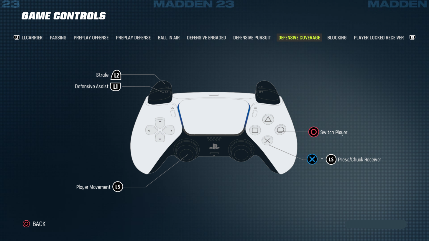 Madden NFL 23 Controls Settings For PS5 - An Official EA Site