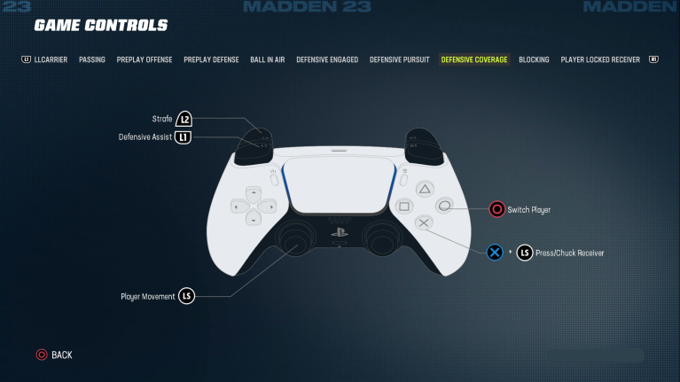 Madden NFL 23 Controls Settings For PS5 - An Official EA Site