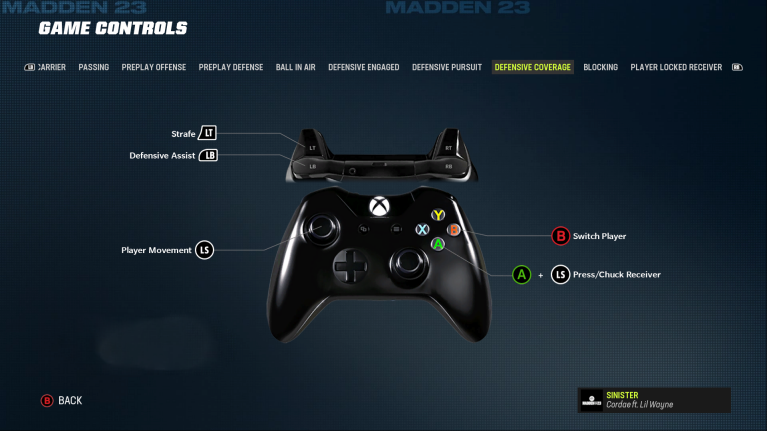 Madden NFL 23 Controls Settings For Xbox One - An Official EA Site