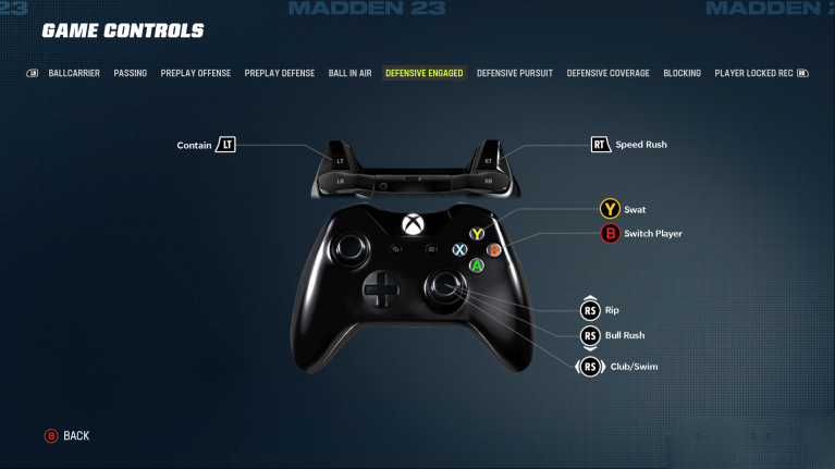 Madden NFL 23 Controls Settings For Xbox One - An Official EA Site