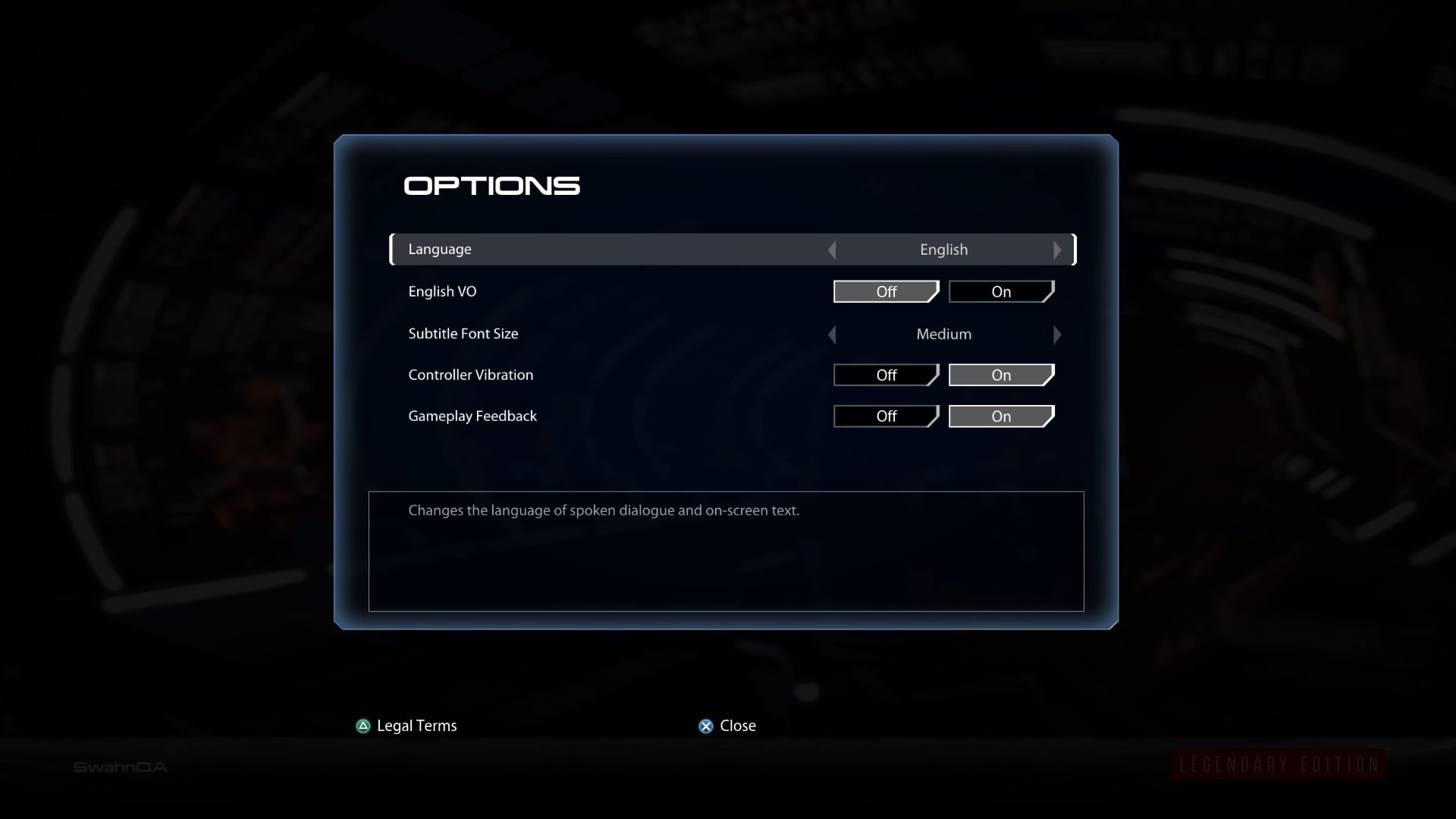 Mass Effect Legendary Edition Accessibility Resources For PS4 - An ...
