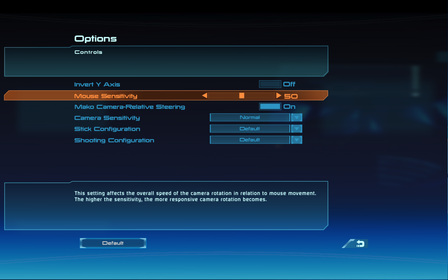 Mass Effect Legendary Edition Accessibility Resources For PC - An ...