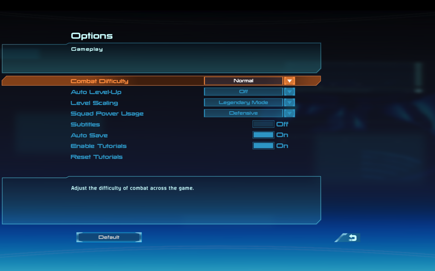 Mass Effect Legendary Edition Accessibility Resources For PC - An ...