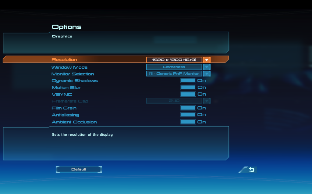 Mass Effect Legendary Edition Accessibility Resources For PC - An ...