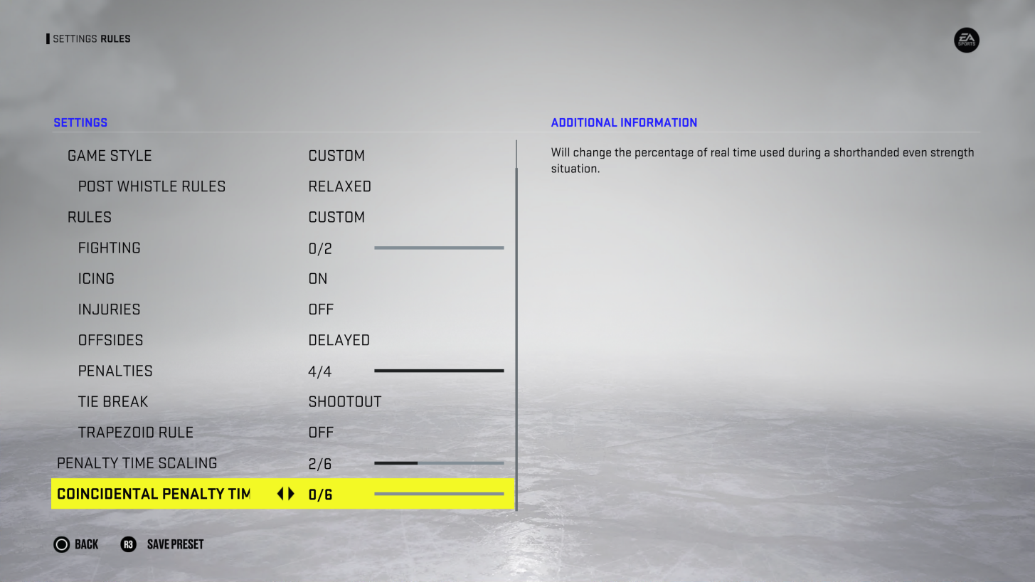 NHL 22 Rules For PS5 - An Official EA Site