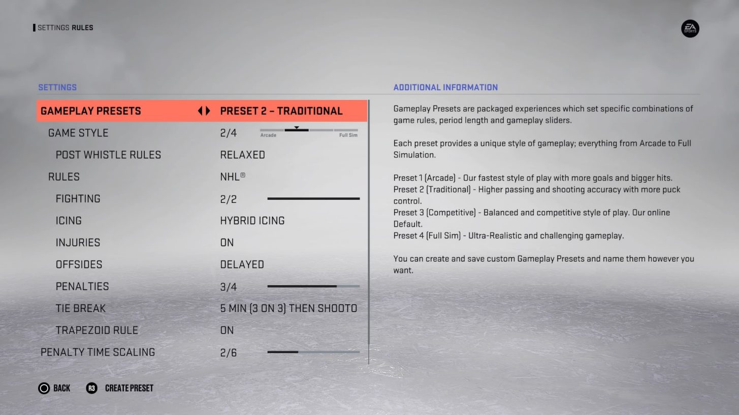 NHL 23 Rules For PS5 - An Official EA Site