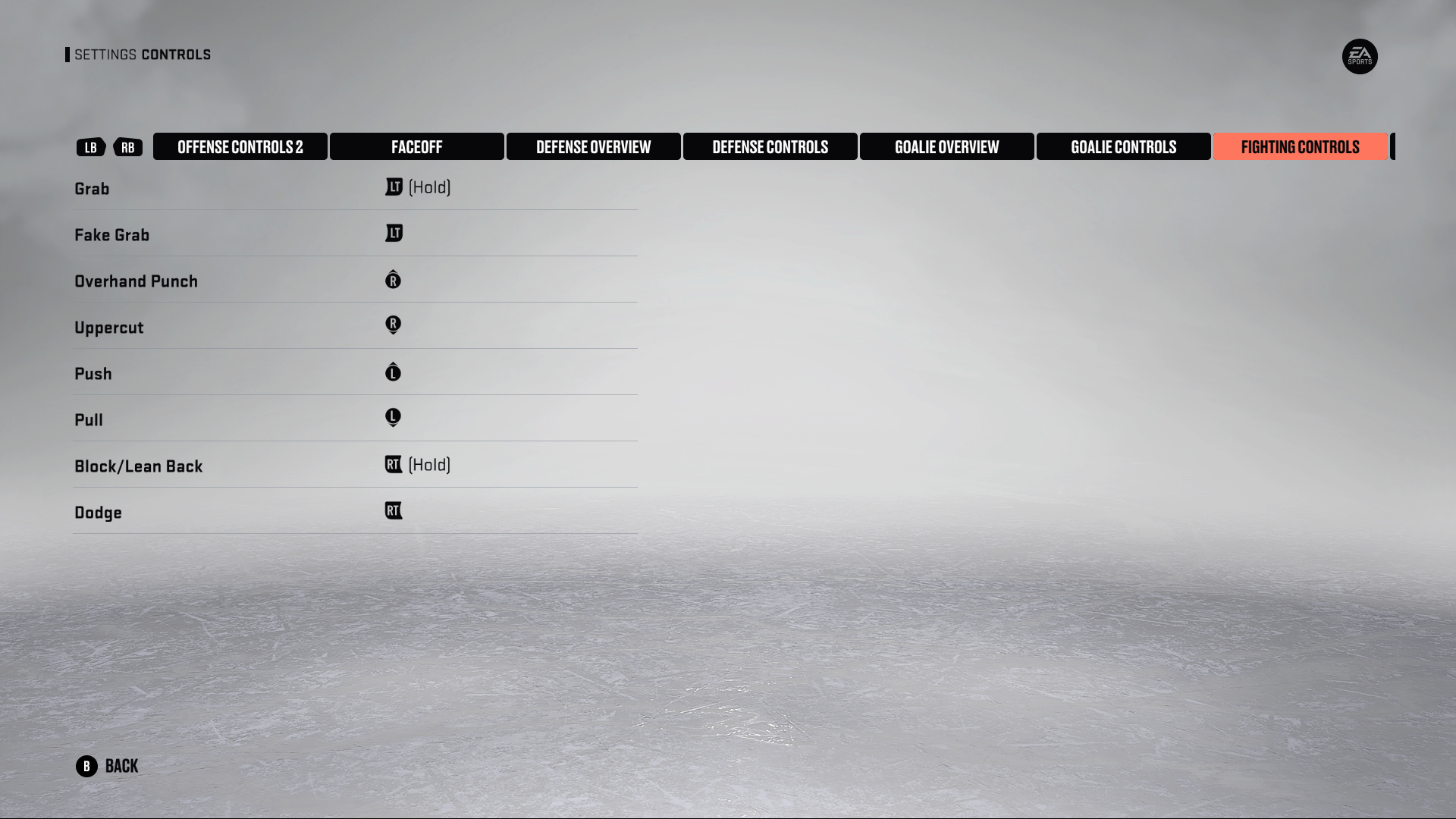 NHL 23 Control Settings for Xbox One - An Official EA Site