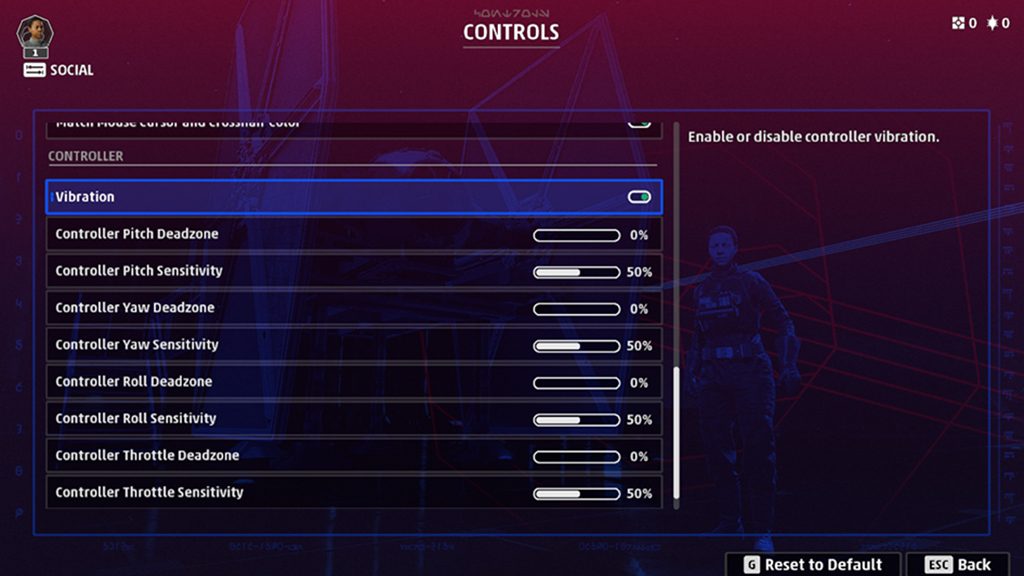 STAR WARS: Squadrons Controller Settings For PC - An Official EA Site