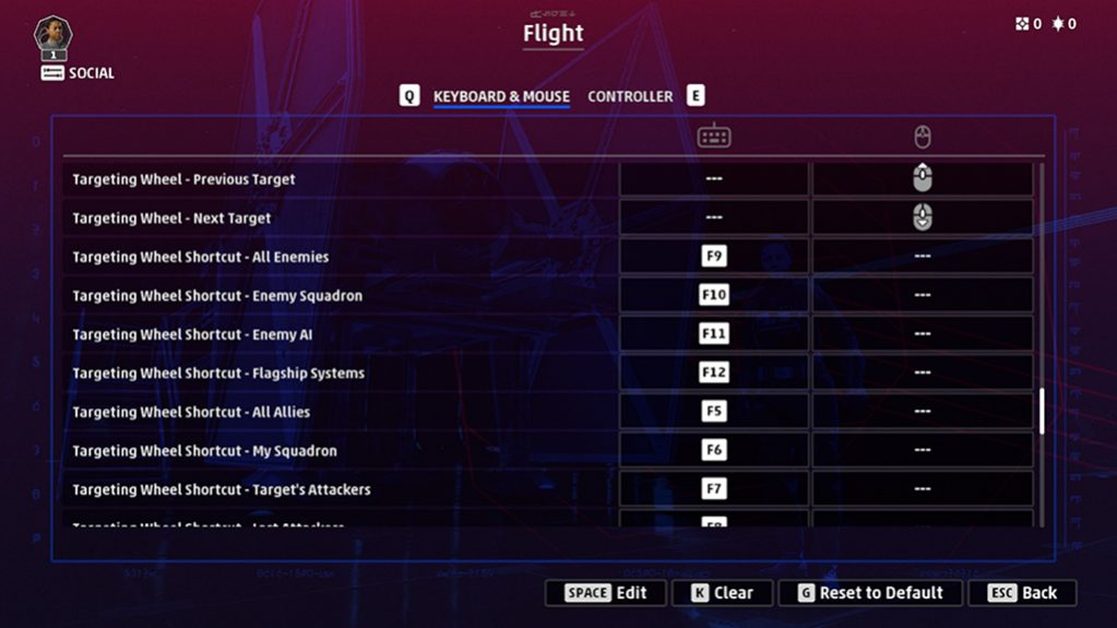 STAR WARS: Squadrons Controller Settings For PC - An Official EA Site