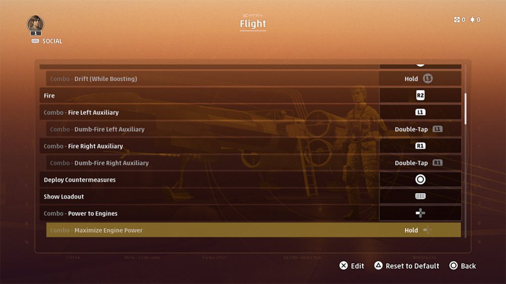 STAR WARS: Squadrons Controller Settings For PS4 - An Official EA Site