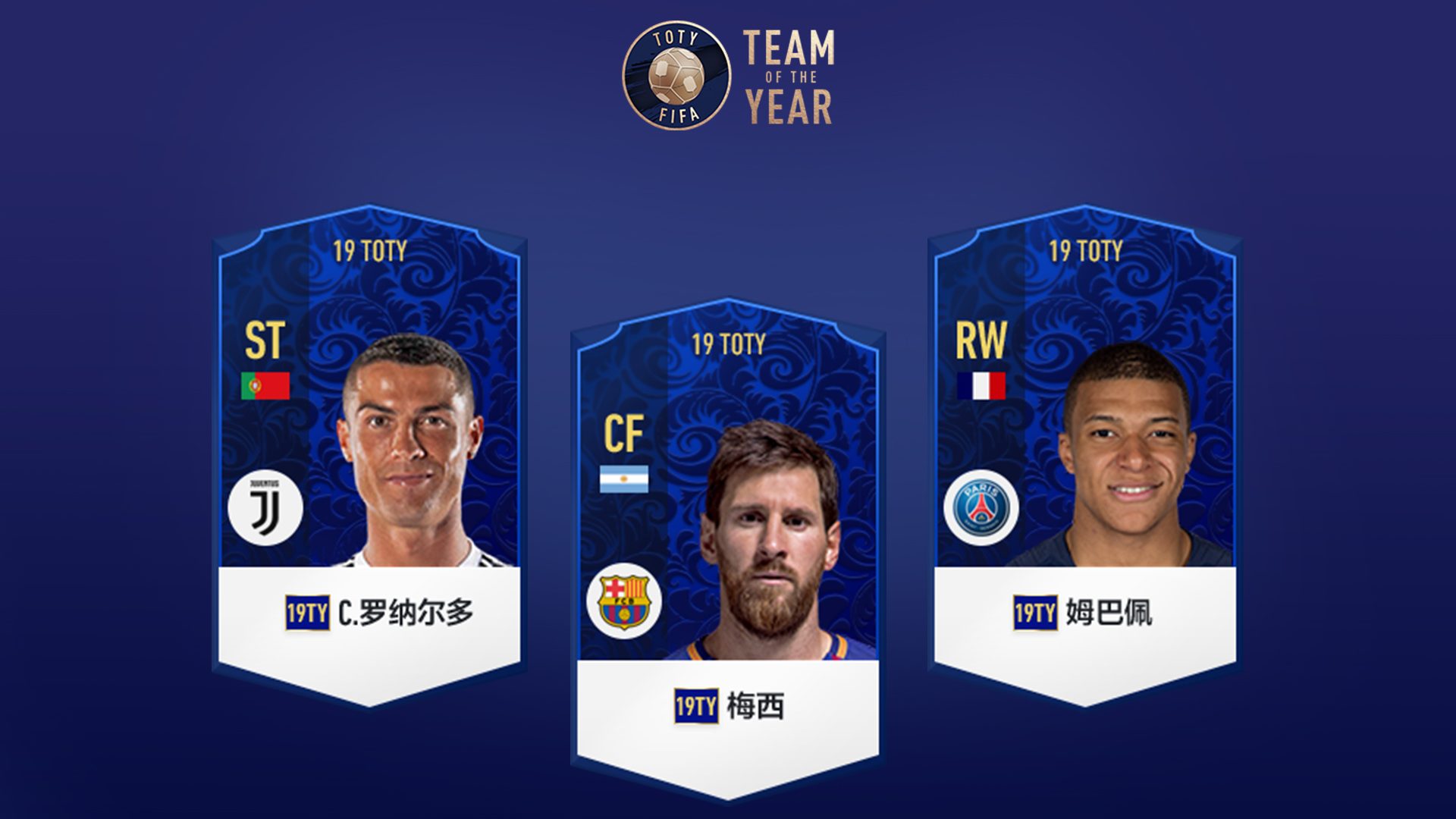 【19年度最佳】TOTY阵容正式公布，国服最强第12人由你决定！